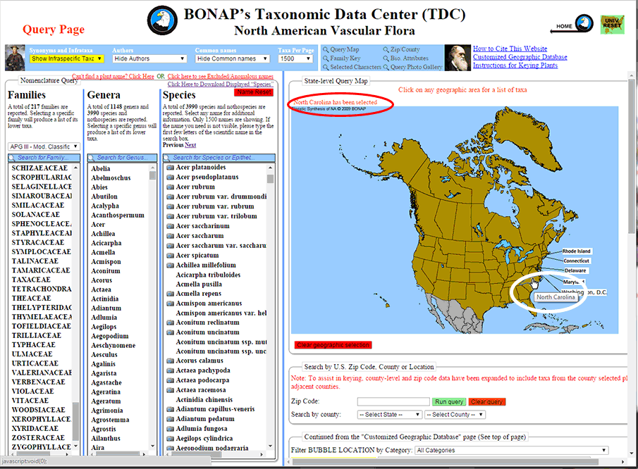 State, County, or Zip Code Query Walkthrough State, County, or Zip Code Query Walkthrough